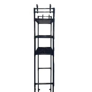 Raft metalic pentru baie, WC, masina de spalat, AT PERFORMANCE®, cu 3 ...
